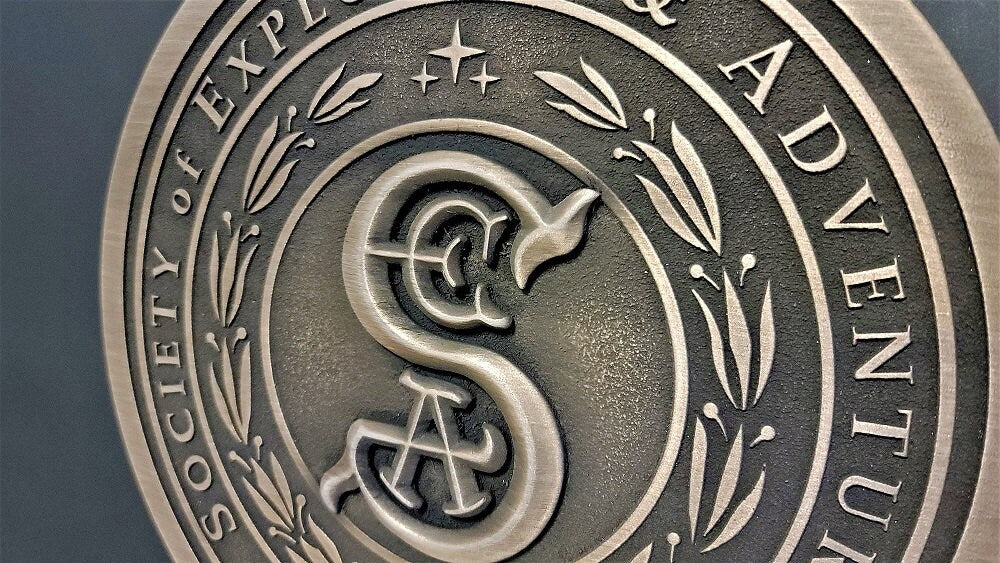 Society of Explorers & Adventurers plaque - S.E.A. – QuestDesignCanada