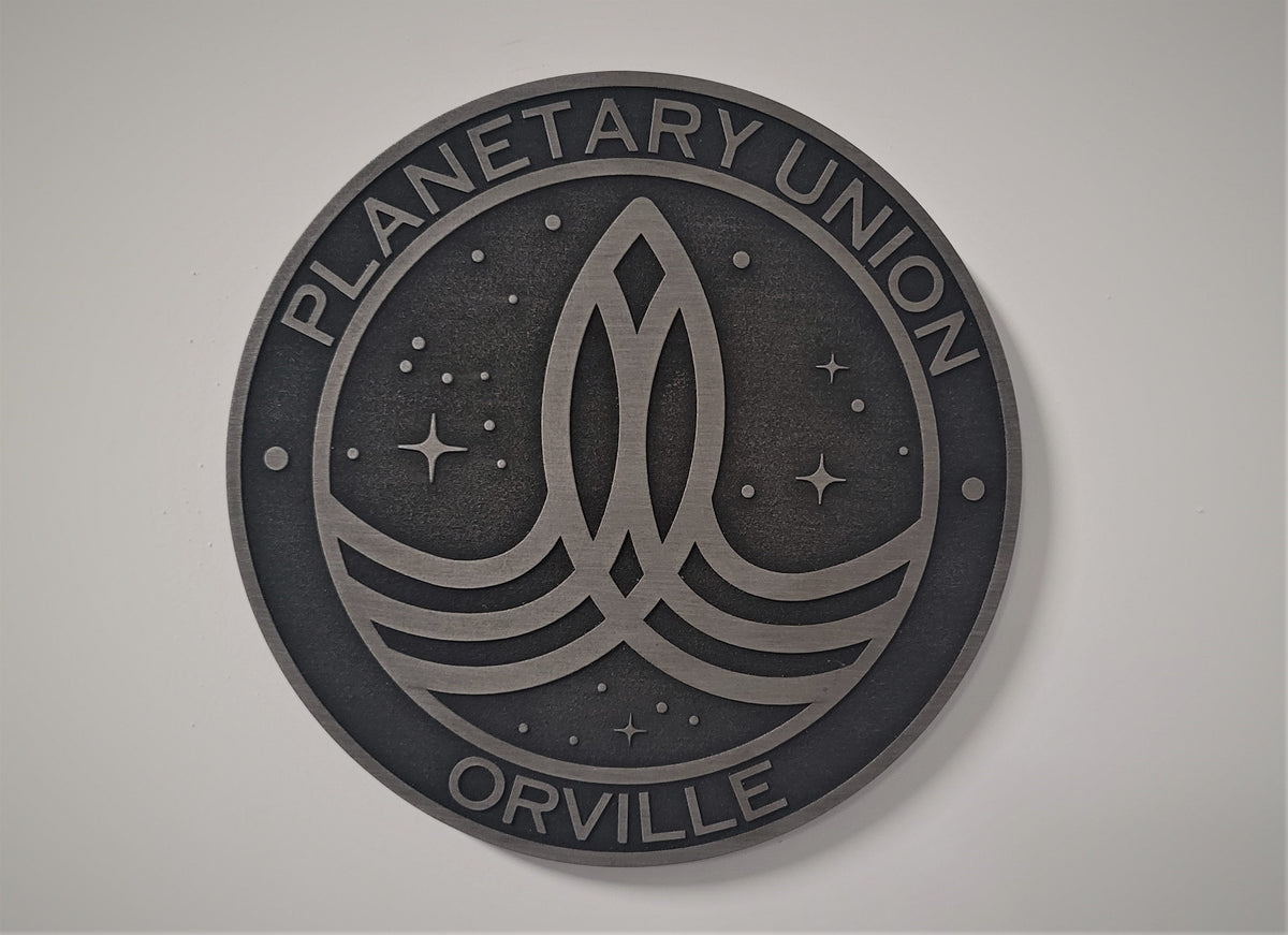 Orville Planetary Union wall plaque – QuestDesignCanada