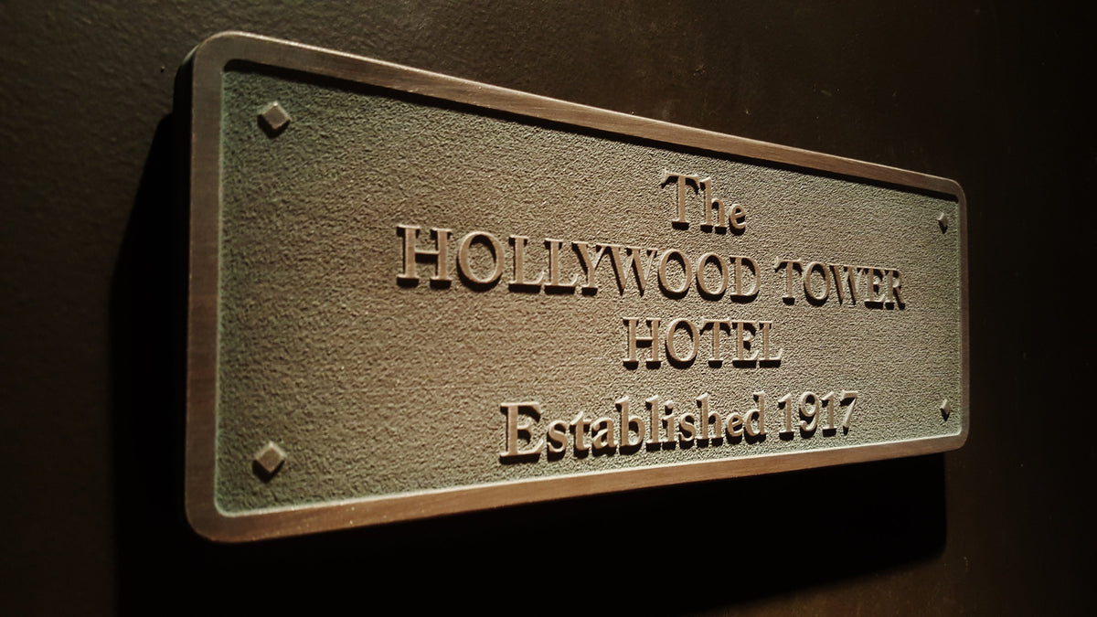 Disney World HTH Hollywood Tower Hotel Tower Of Terror Plaque ...